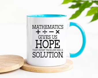 Math Gives Us Hope That Every Problem Has a Solution - Etsy Hong Kong
