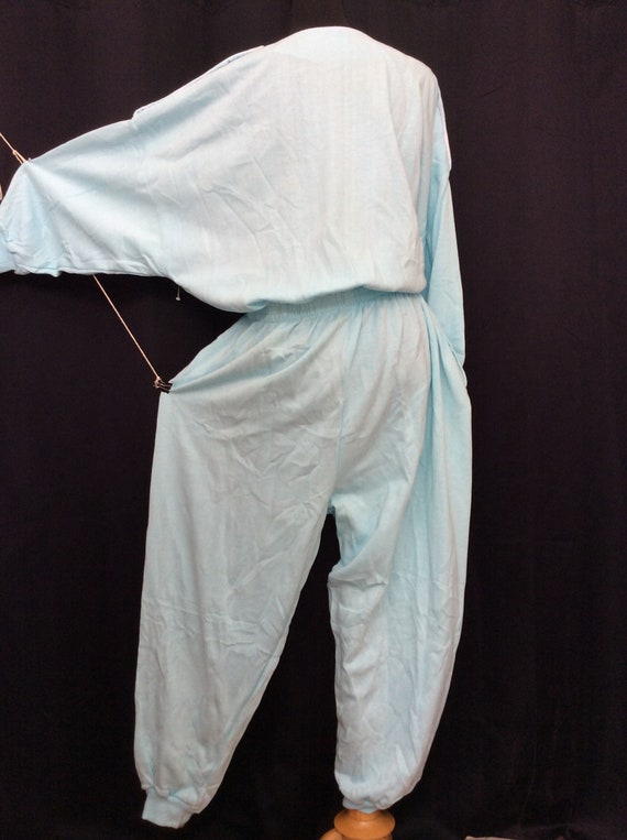 1980's Vintage Soft Sweat Suit HIP HOP JUMPSUIT Overa… - Gem