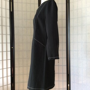 Mod 1960's 1970's VINTAGE GO GO Mini Dress Zip Front and Sleeves - Etsy