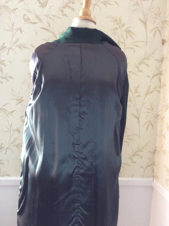 1960s Mod Vintage Unique Triple Breasted Emerald Gree… - Gem