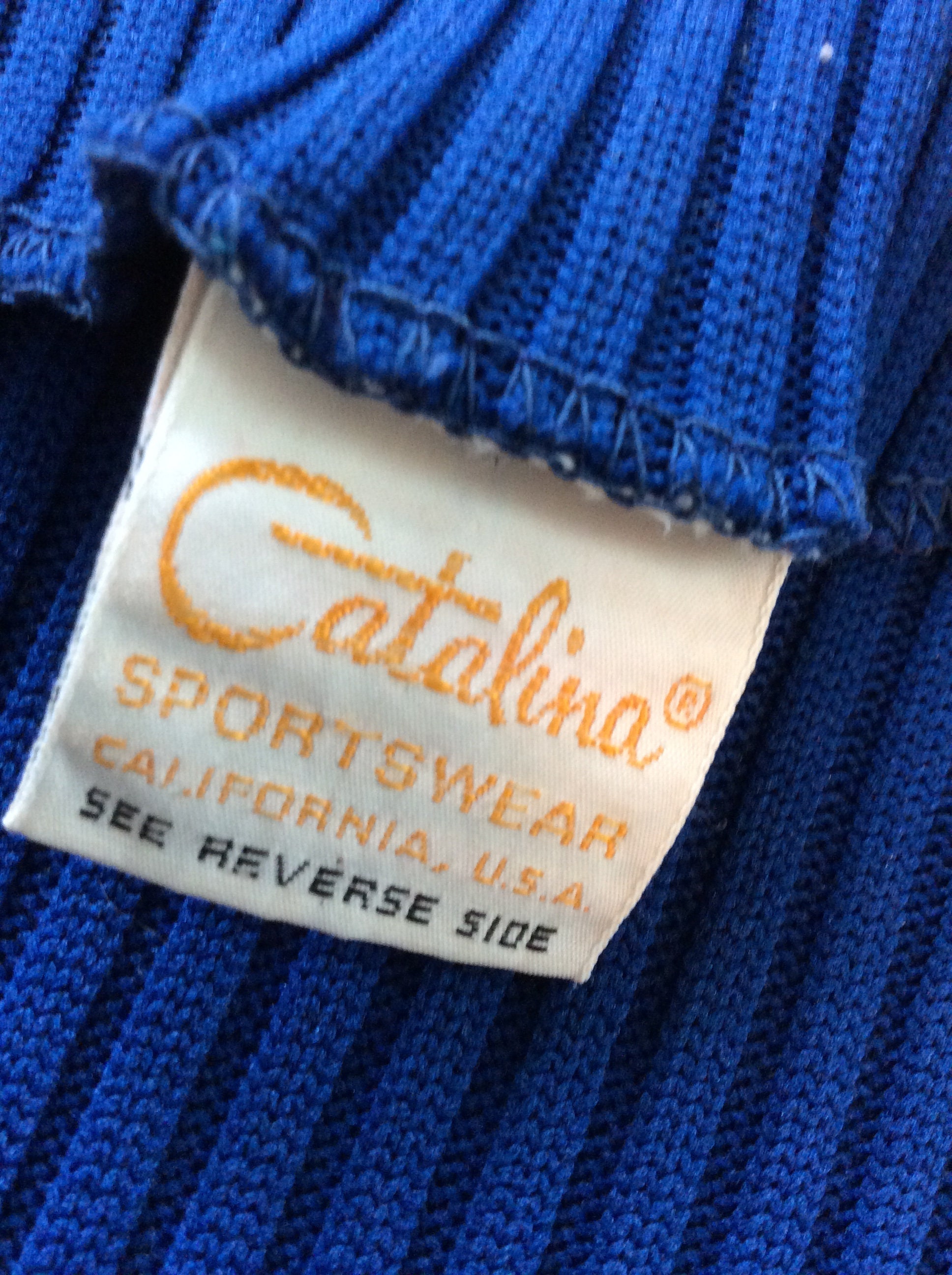 1960s 1970s Mod VINTAGE Rib Knit Body Hugging Catalina Dress - Etsy