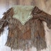 1970s 1980s Vintage Native American Style FRINGED BIKER Motorcycle ...