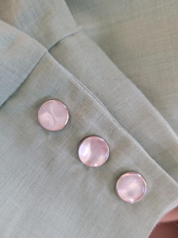 1970s Vintage Metallic Gold Embroidered Western Pearl… - Gem
