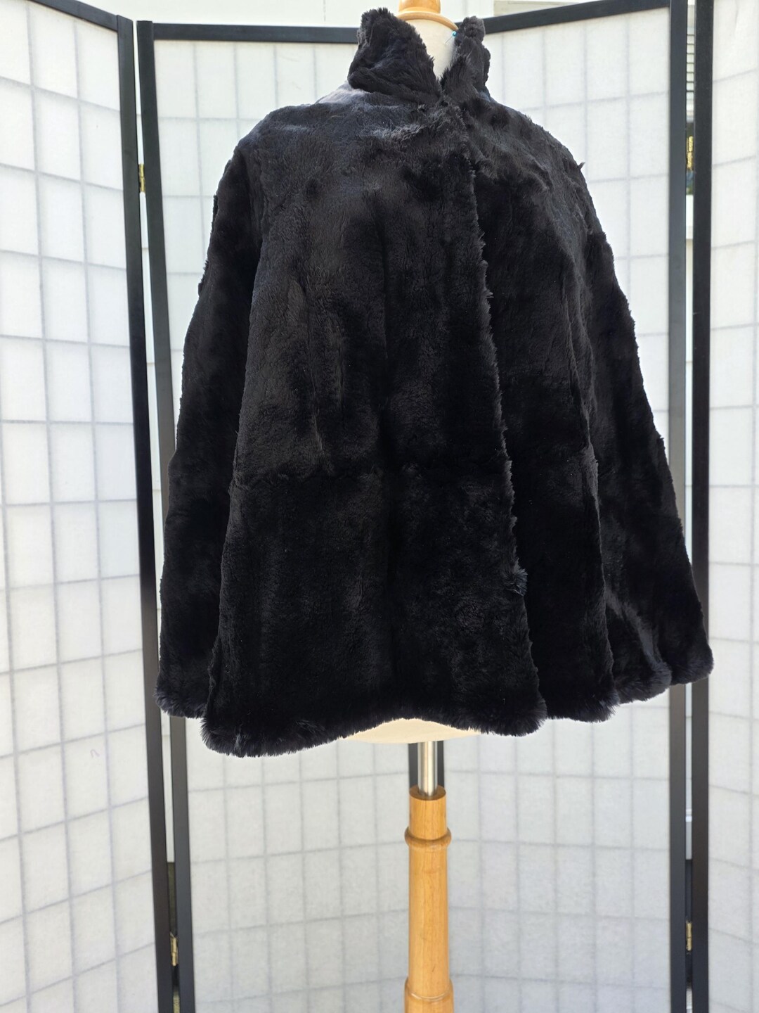 1940s Vintage Luxurious Sheared Fur Opera Cape Coat Jacket - Etsy
