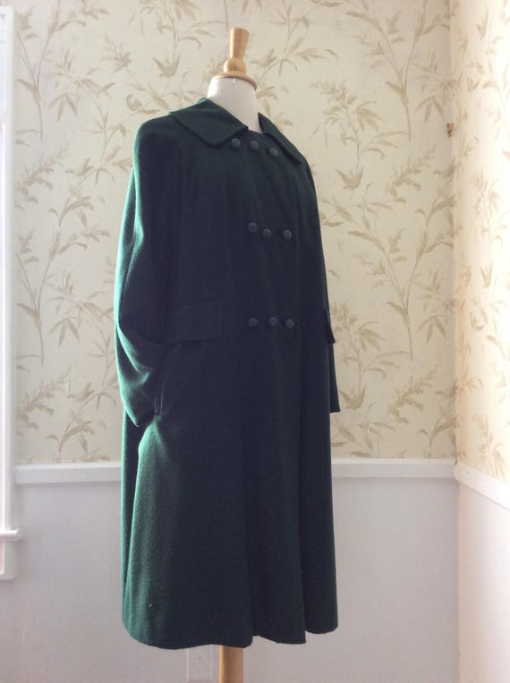 1960s Mod Vintage Unique Triple Breasted Emerald Gree… - Gem