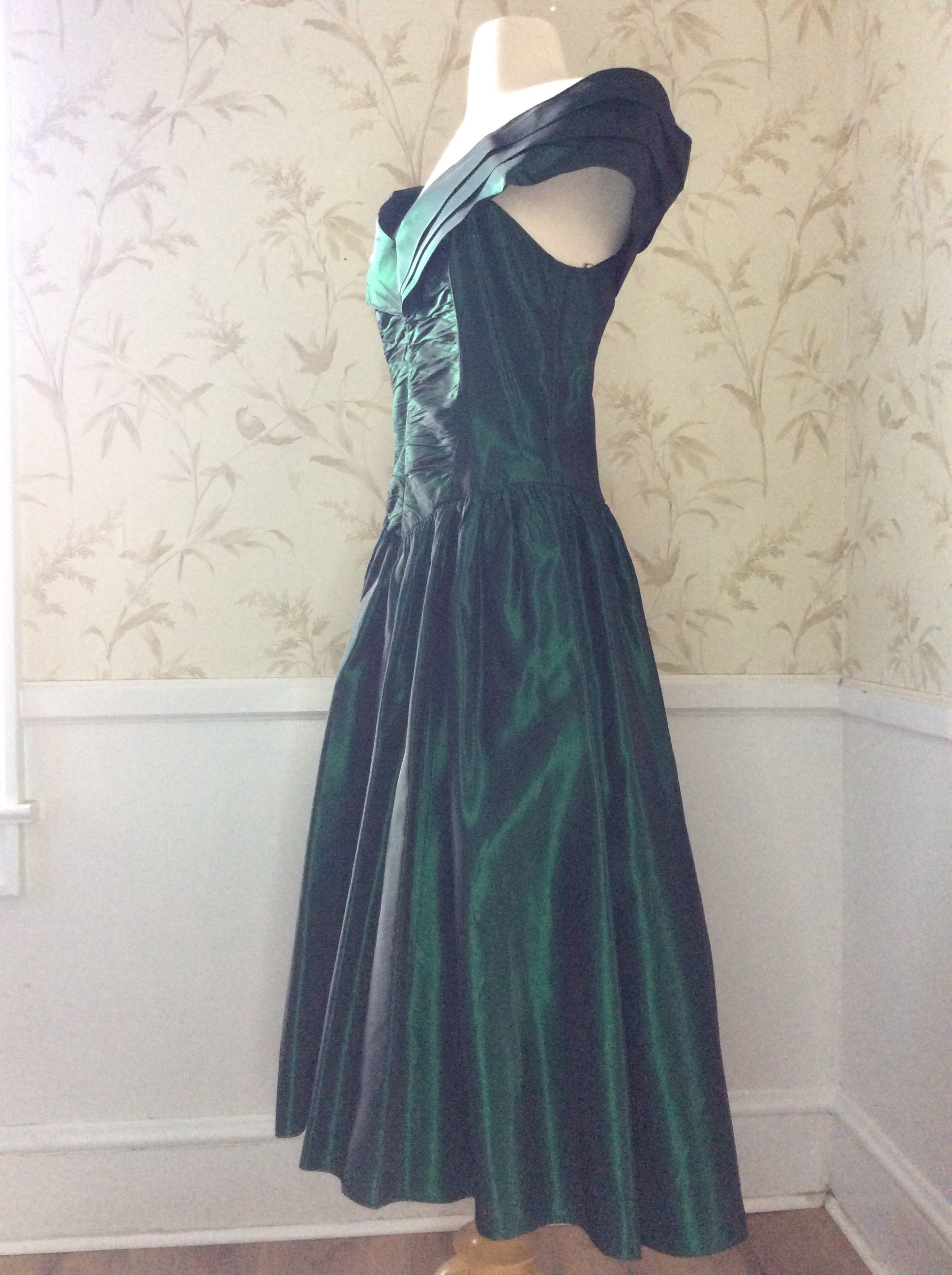 1980s Vintage GUNNE SAX by Jessica Mcclintock EMERALD Green - Etsy