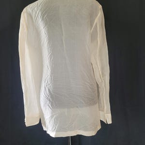 1970s Vintage BARONG TAGALOG FILIPINO Embroidered Sheer Dress Shirt ...