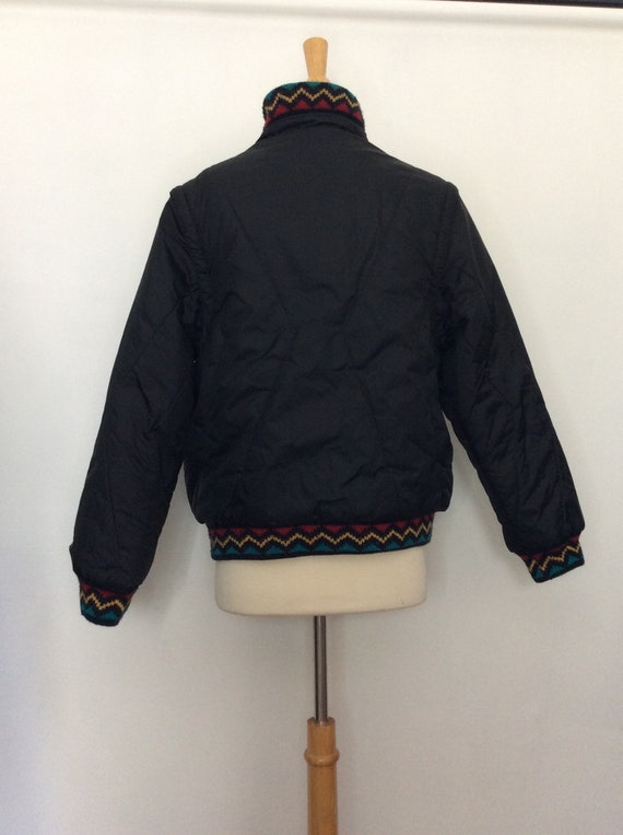 1980s VINTAGE Convertible PUFFER Ski Jacket Southwest… - Gem