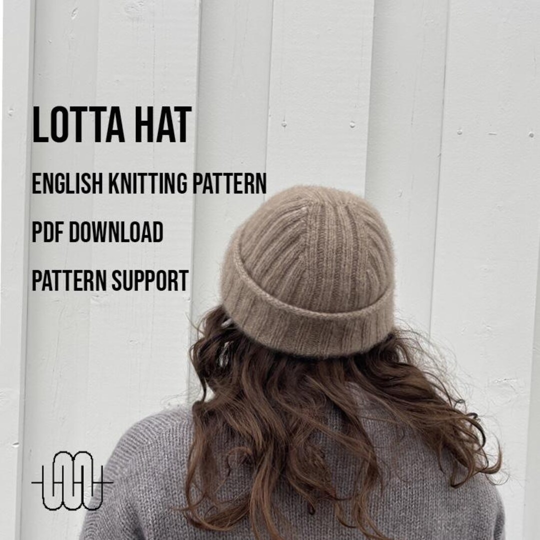 Knitting Pattern Has in 2x2 Pattern | Beanie Knitting Pattern "lotta ...
