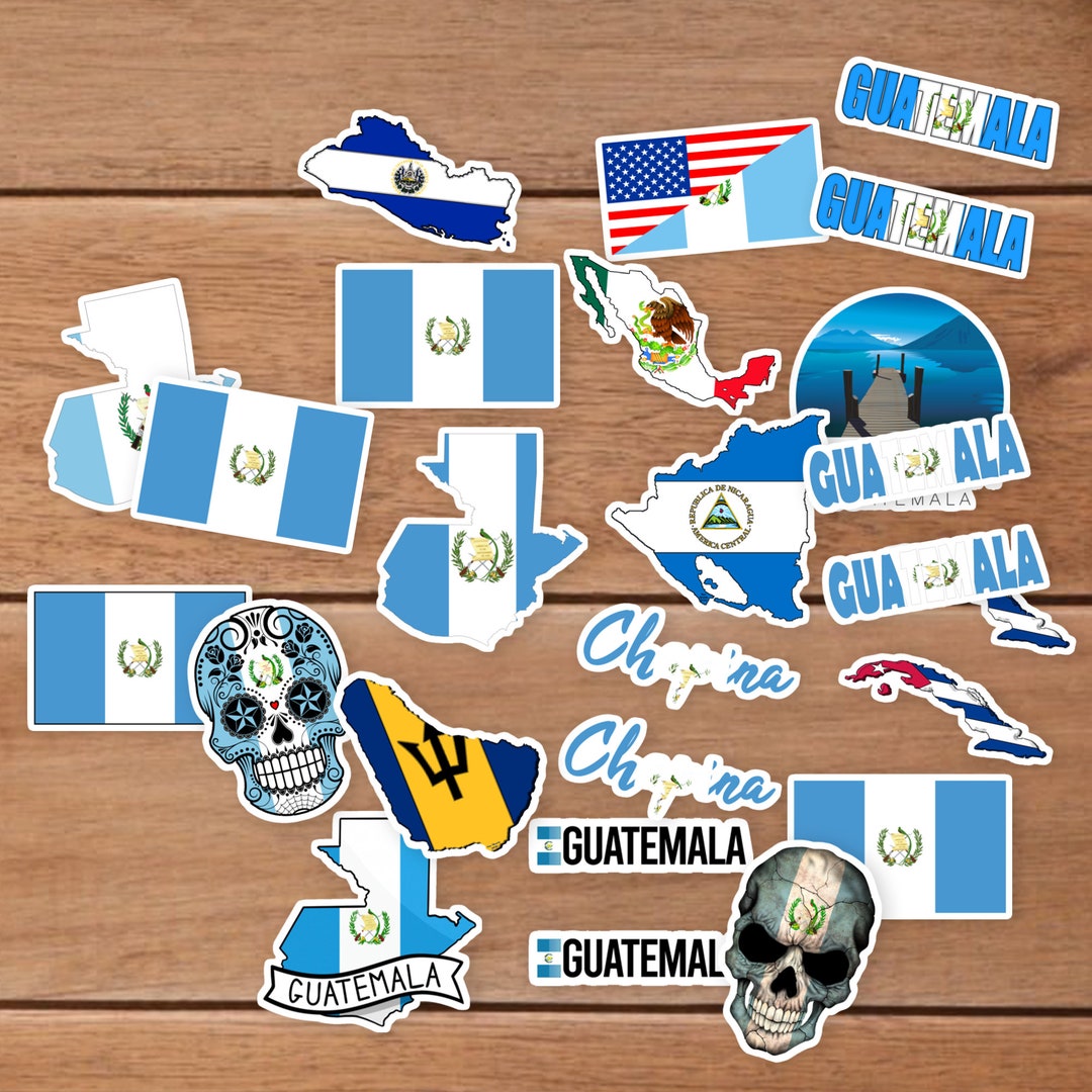 Stickers 20 Pcs per Pack Guatemala Aesthetic Colorful Vinyl - Etsy