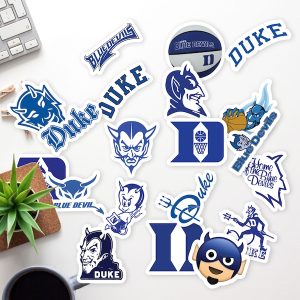 Duke Blue Devils Stickers - Etsy