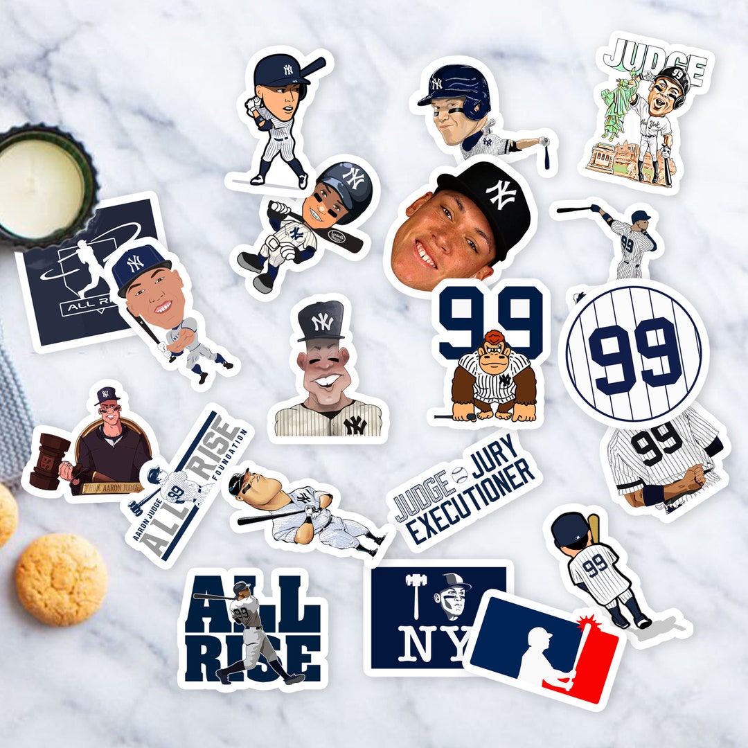 Stickers Pack 20 Pcs Aaron Colorful Judge Waterproof Aesthetic - Etsy