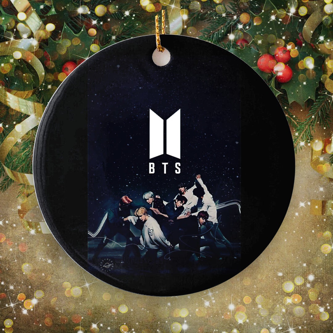 Christmas Tree Ornaments Circle Bts New Year Birthday X-mas - Etsy