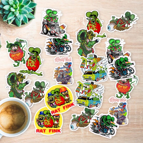 Rat Fink Sticker - Etsy