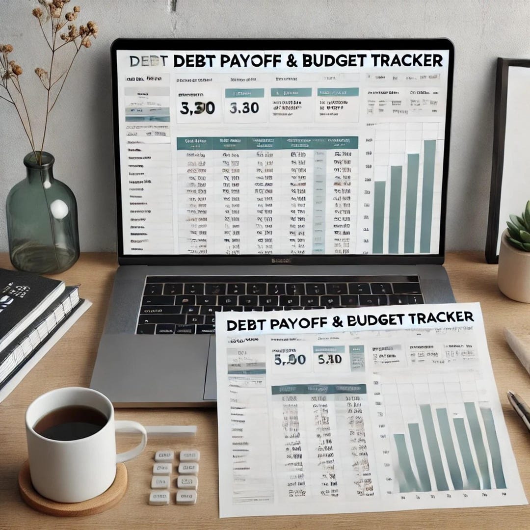 Debt Payoff & Budget Tracker | Printable Finance Planner | Debt ...