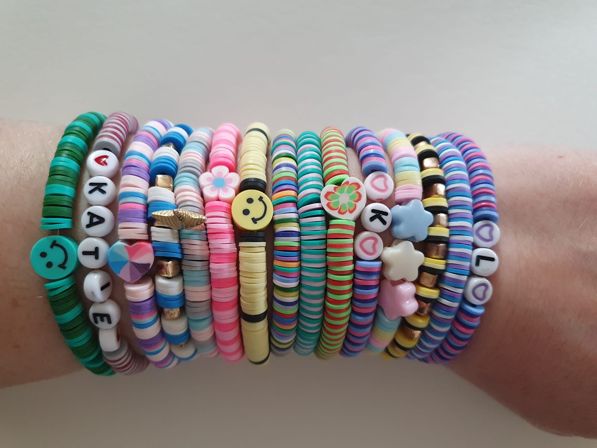 Clay Bead Bracelets - Etsy
