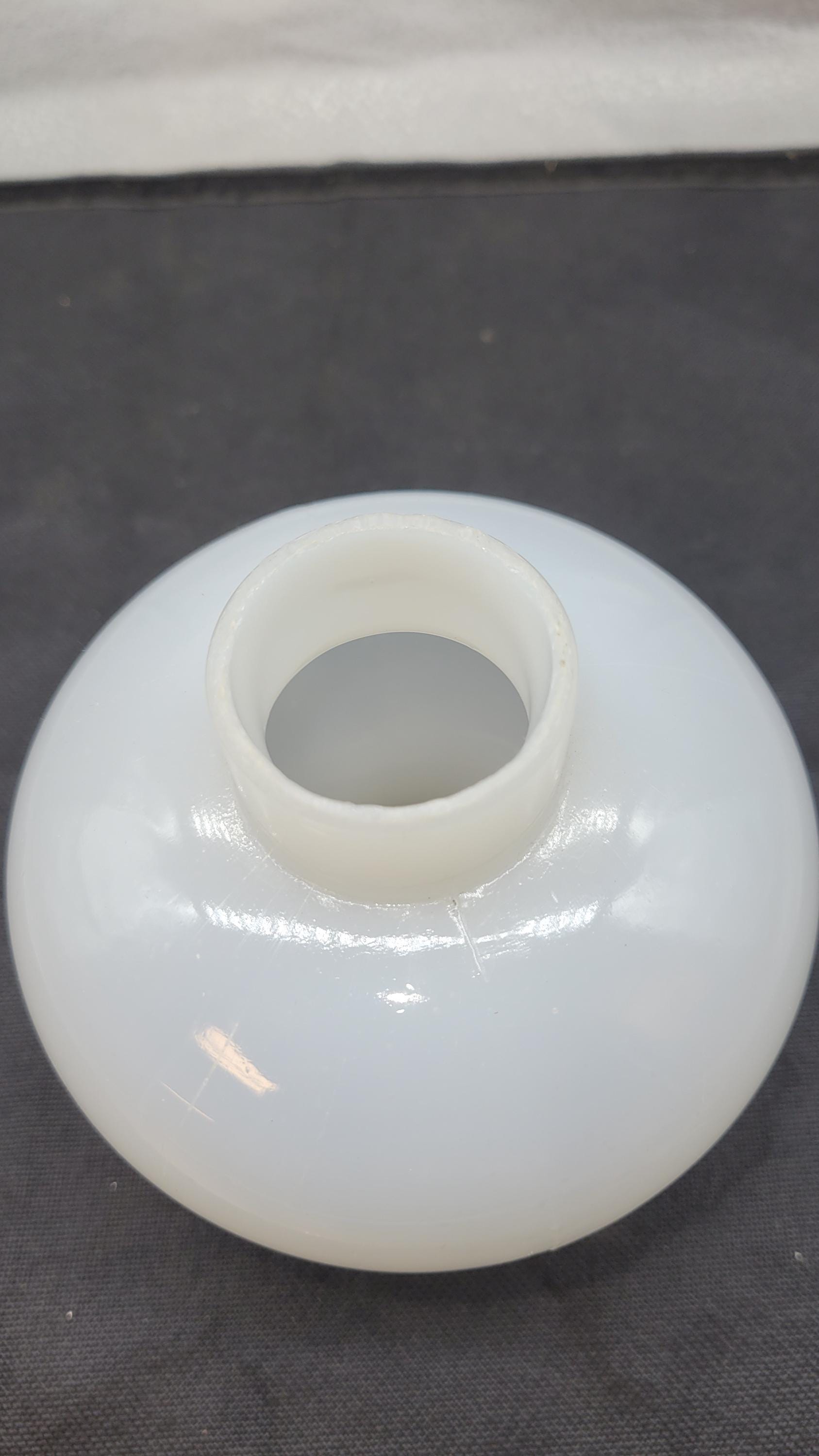 Vintage Parlor Lamp Shade Frosted Pink Milk Glass Rose Design - Etsy