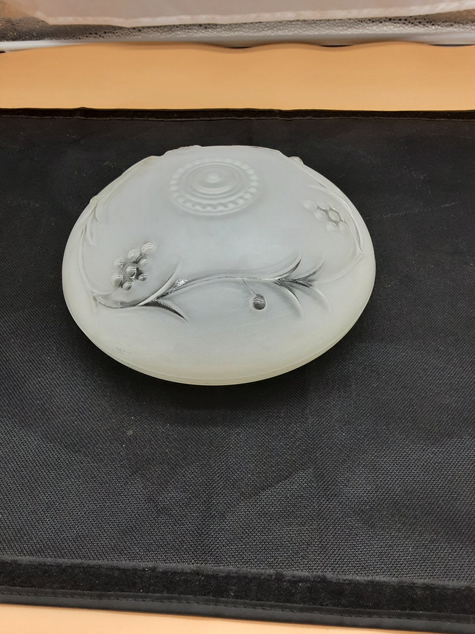 Vintage Replacement Shade Ceiling Light Wall Fixture Frosted Glass W ...