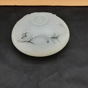 Vintage Replacement Shade Ceiling Light Wall Fixture Frosted Glass W ...