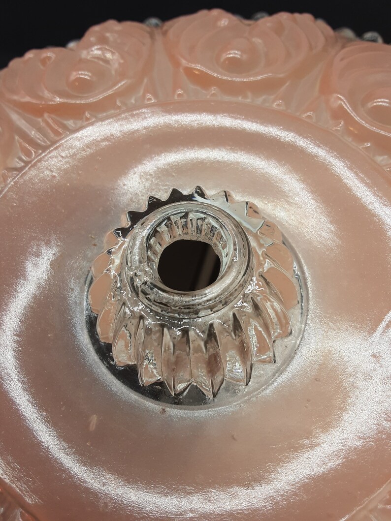 Victorian Style Pink Ceiling Shade. 1920,'s Antique - Etsy
