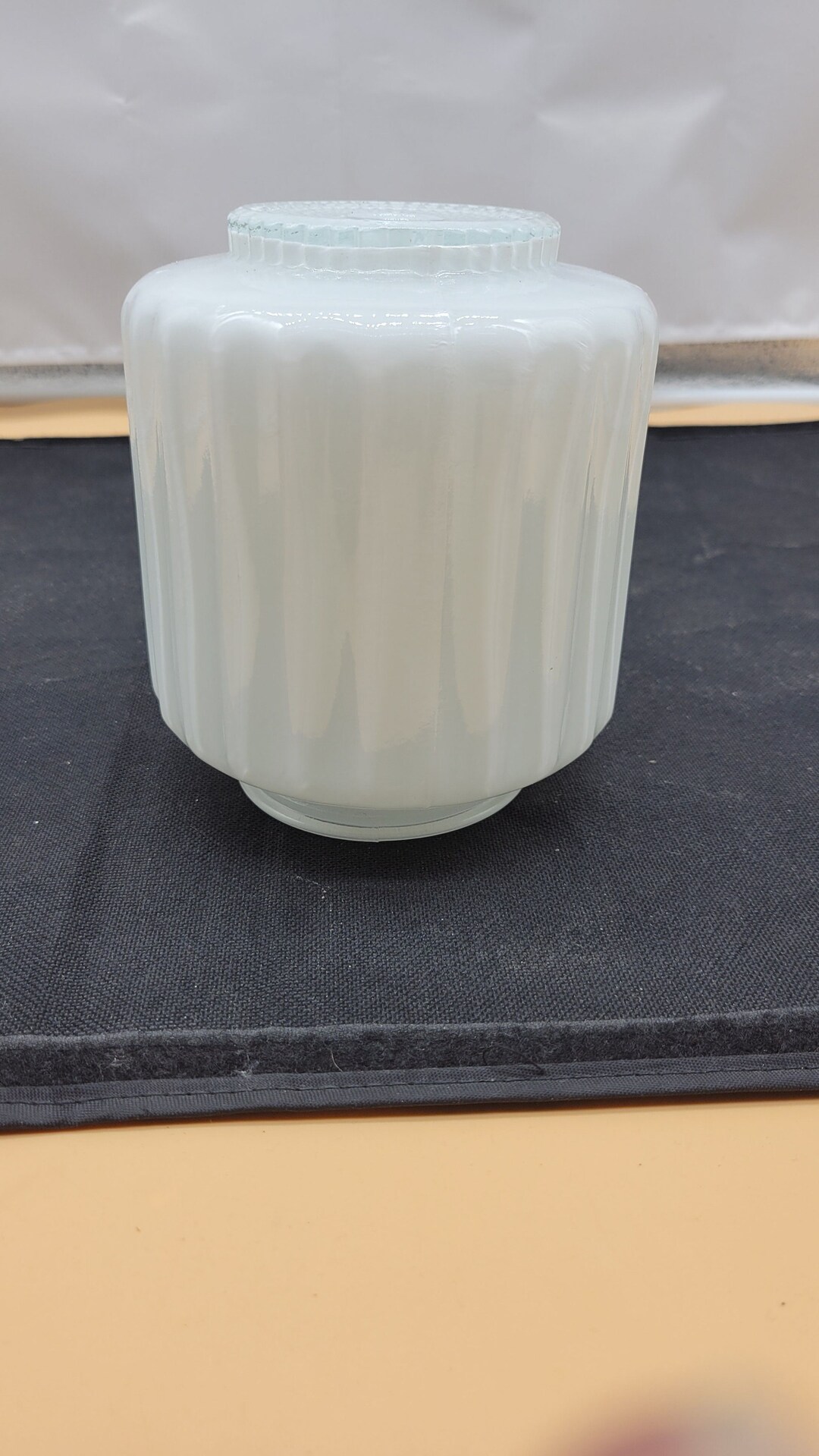 Antique White Pressed Glass Lamp Shade: Torchiere, Ceiling, Floor ...