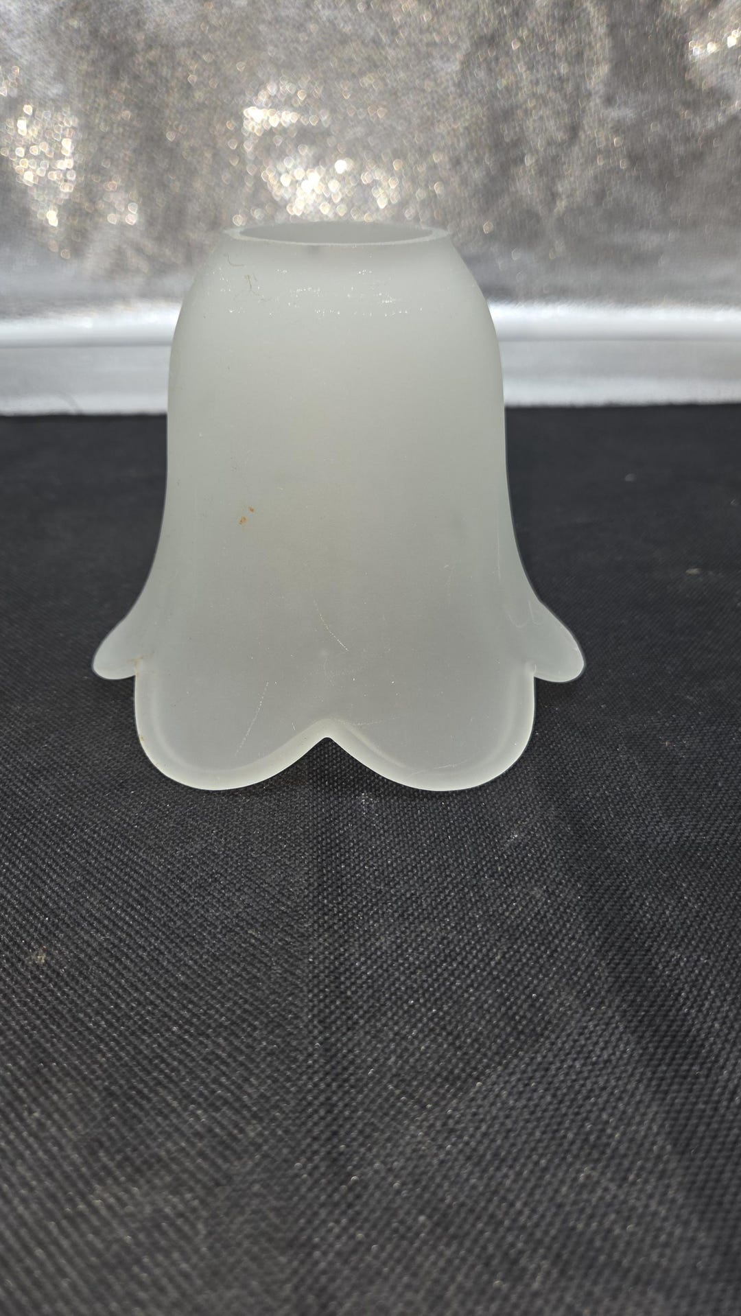 Tulip Bell Flower Shaped Frosted Glass Vintage Drop Lamp Shade Deco - Etsy