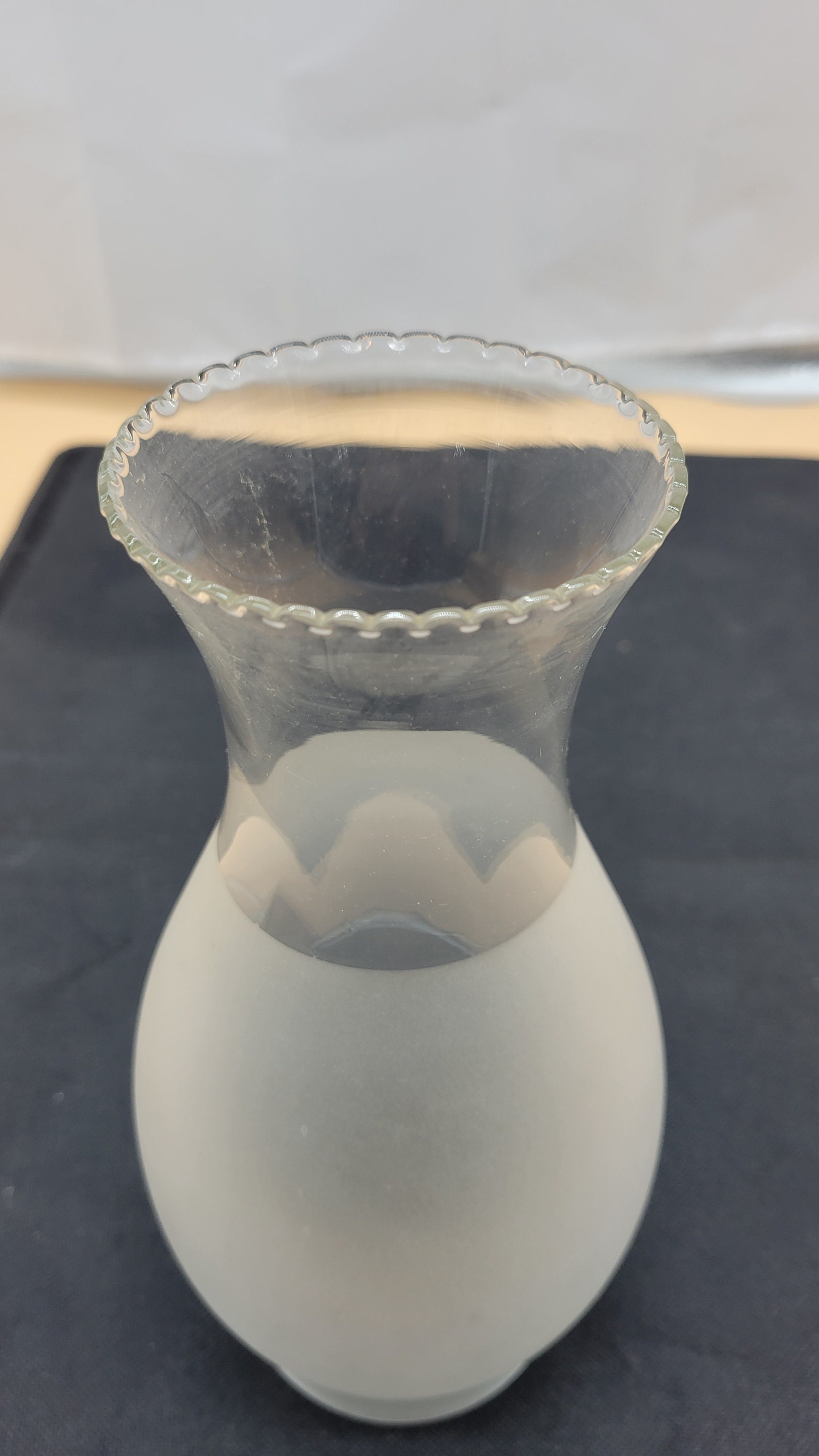 Chimney Hurricane Shade Frosted Glass Replacement 9 1/2 Inch Lamp ...