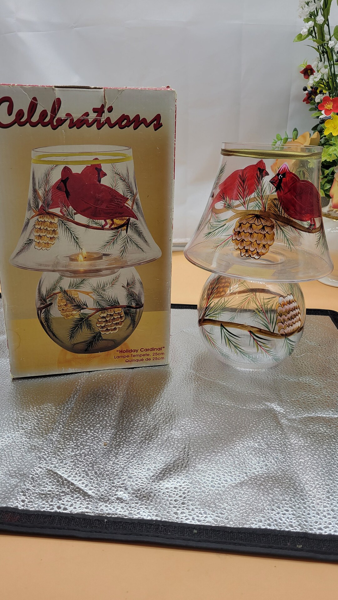 New Celebrations Holiday Red Cardinal Lamp - Etsy