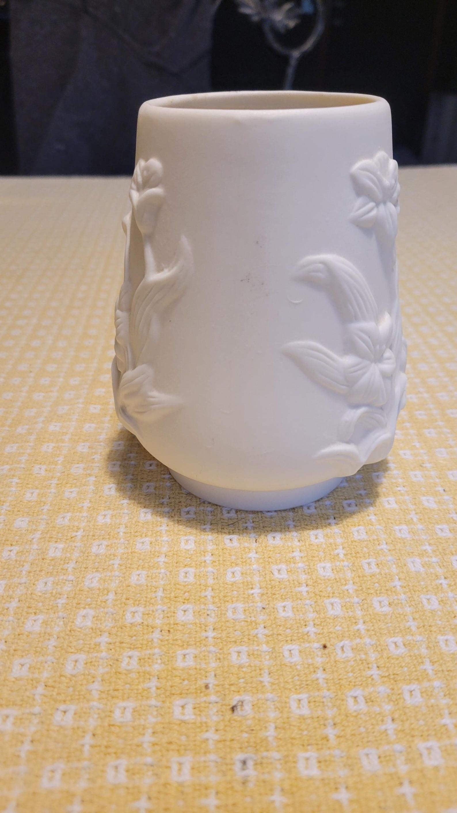 Bisque Fairy Oil Lamp Lily Floral Design Shade/topper - Etsy