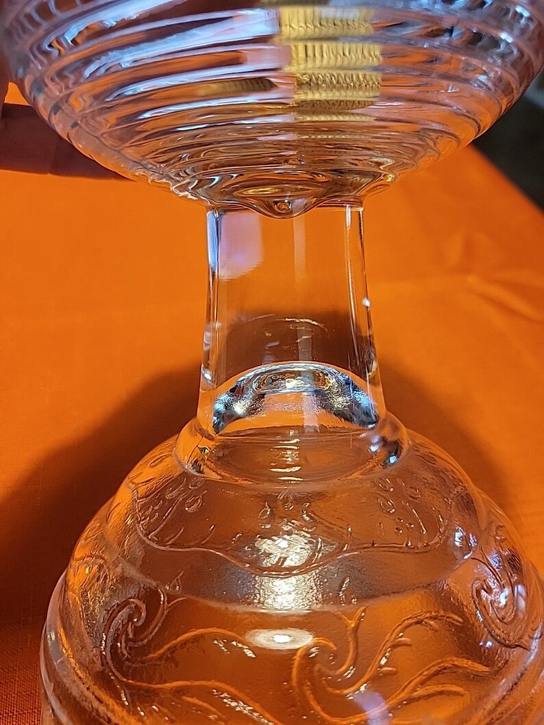 Antique Bee Hive Pressed Glass Oil Lamp Base - Etsy