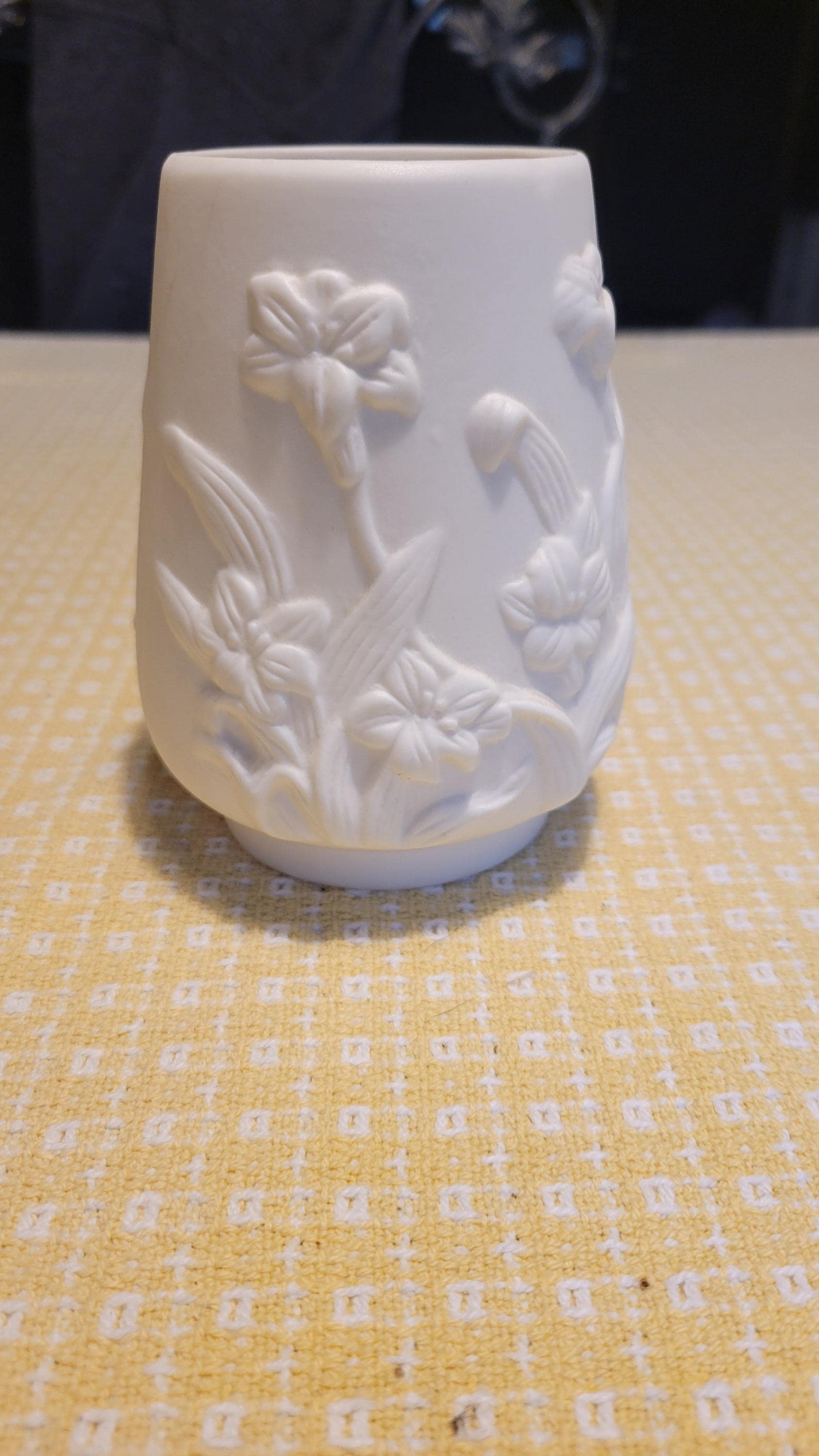 Bisque Fairy Oil Lamp Lily Floral Design Shade/topper - Etsy
