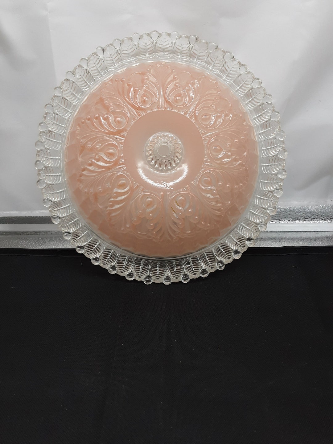 Victorian Style Pink Ceiling Shade. 1920,'s Antique - Etsy