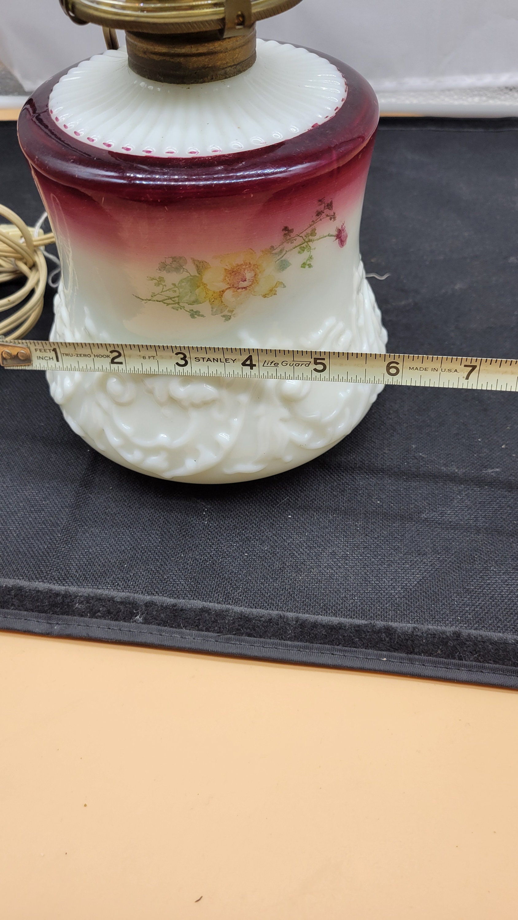 Vintage Oil Style Table Lamp - Etsy