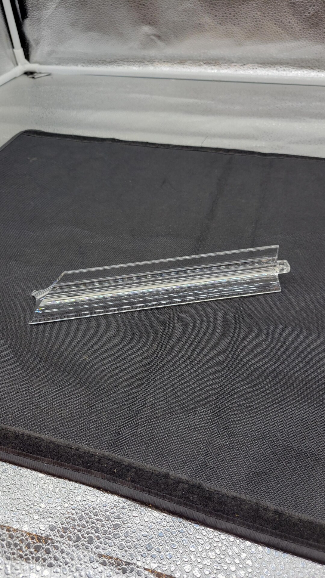 Chandelier Venini Prism Clear Replacement/trihedron Hard Plastic 8" - Etsy