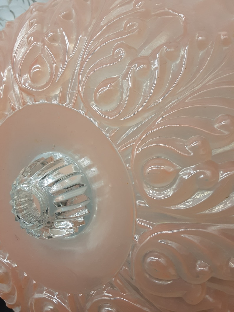 Victorian Style Pink Ceiling Shade. 1920,'s Antique - Etsy