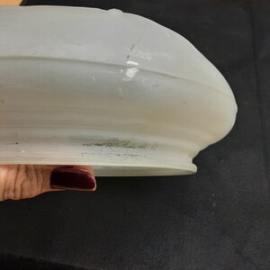 Vintage Replacement Shade Ceiling Light Wall Fixture Frosted Glass W ...