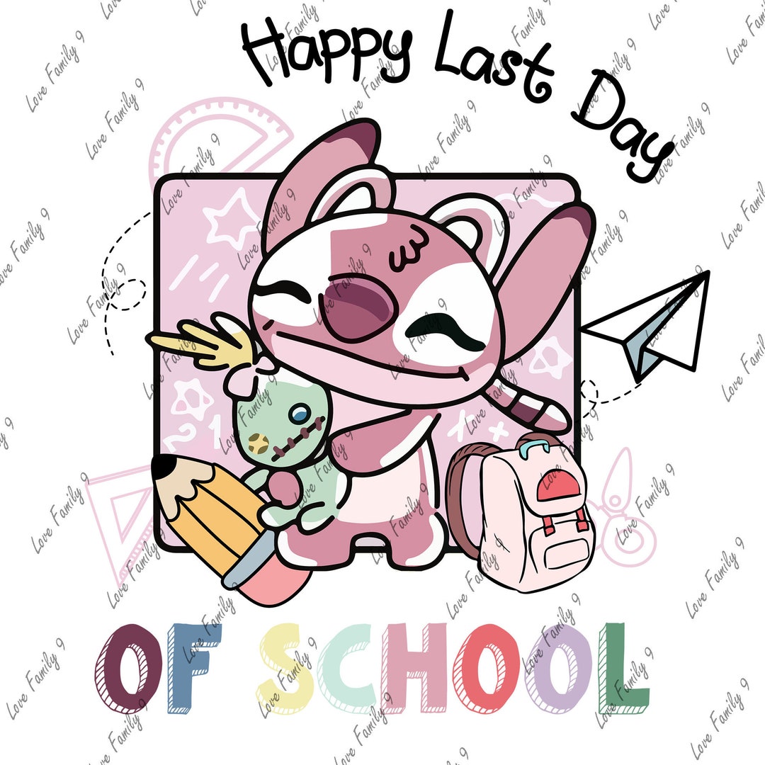 Happy Last Day of School Png, End of Schoo Png, Summer Break Png ...