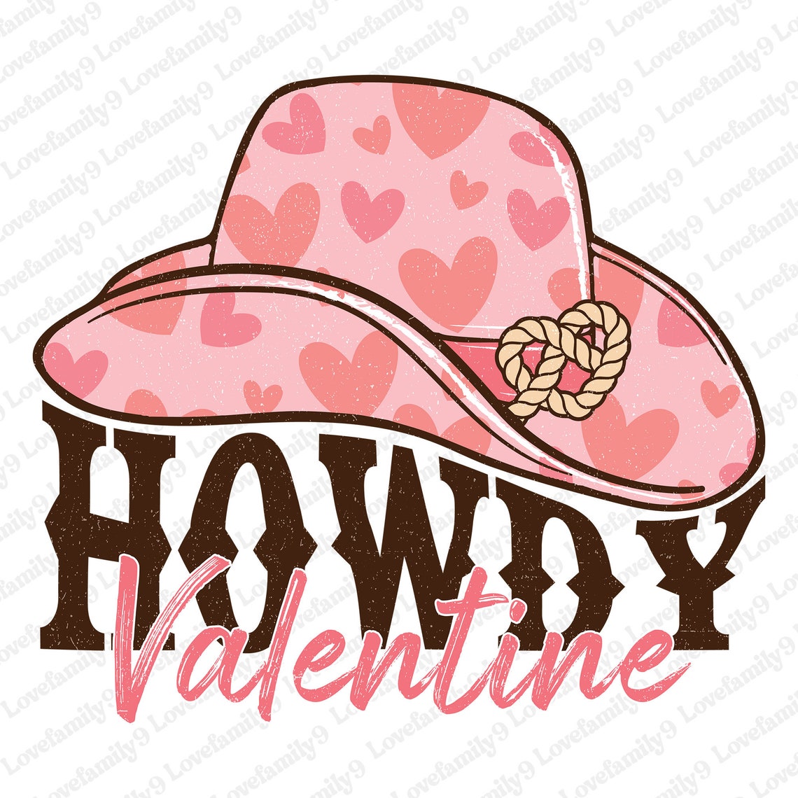 Cow Hat Valentines Day Png, Howdy Valentines Png, Valentines Cowboy ...