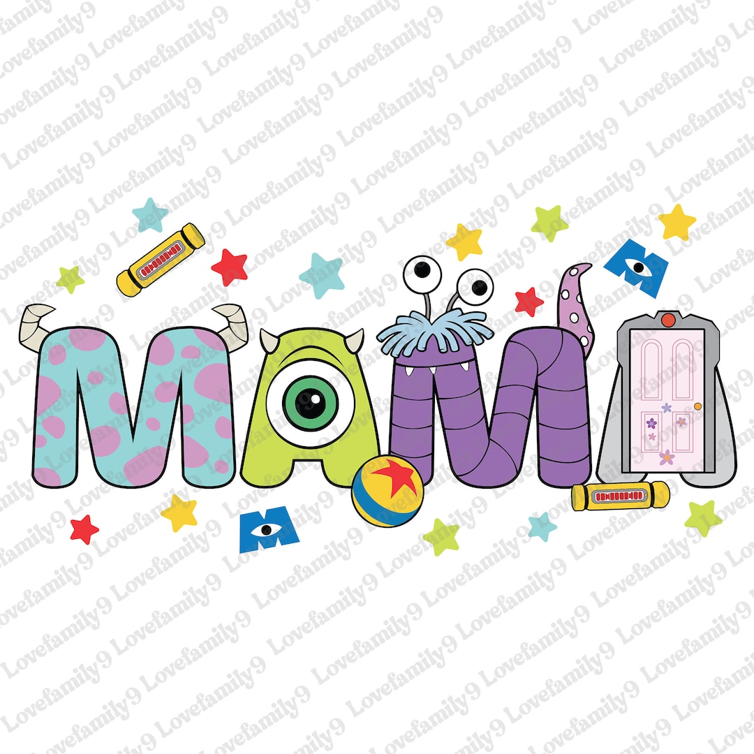 Mami Png Sublimation Design, Mothers Day Png, Monster Mothers Day ...