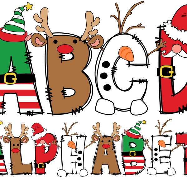 Christmas Doodle - Etsy