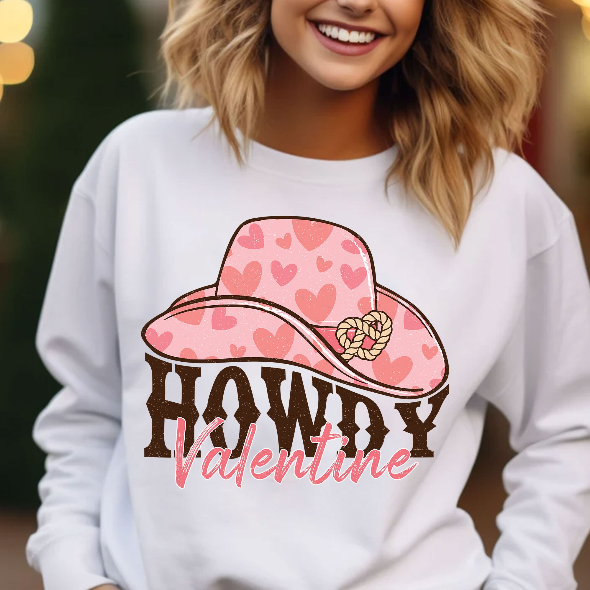 Cow Hat Valentines Day Png, Howdy Valentines Png, Valentines Cowboy ...