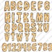 Fall Doodle Letters With Clip Art Hand Drawn Doodle Alpha - Etsy