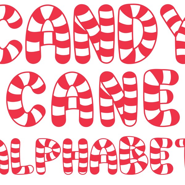 Candy Font - Etsy