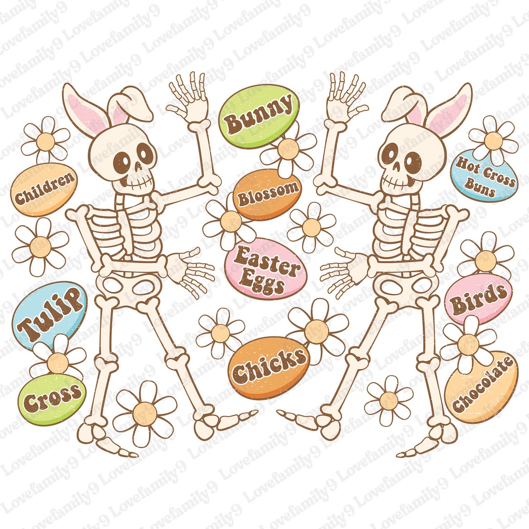 Skeleton Easter Png, Dancing Skeleton Png, Easter Day Png, Easter Vibes ...
