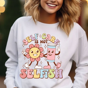 Self Care is Not Selfish PNG, Mental Health Png, Motivational Png ...