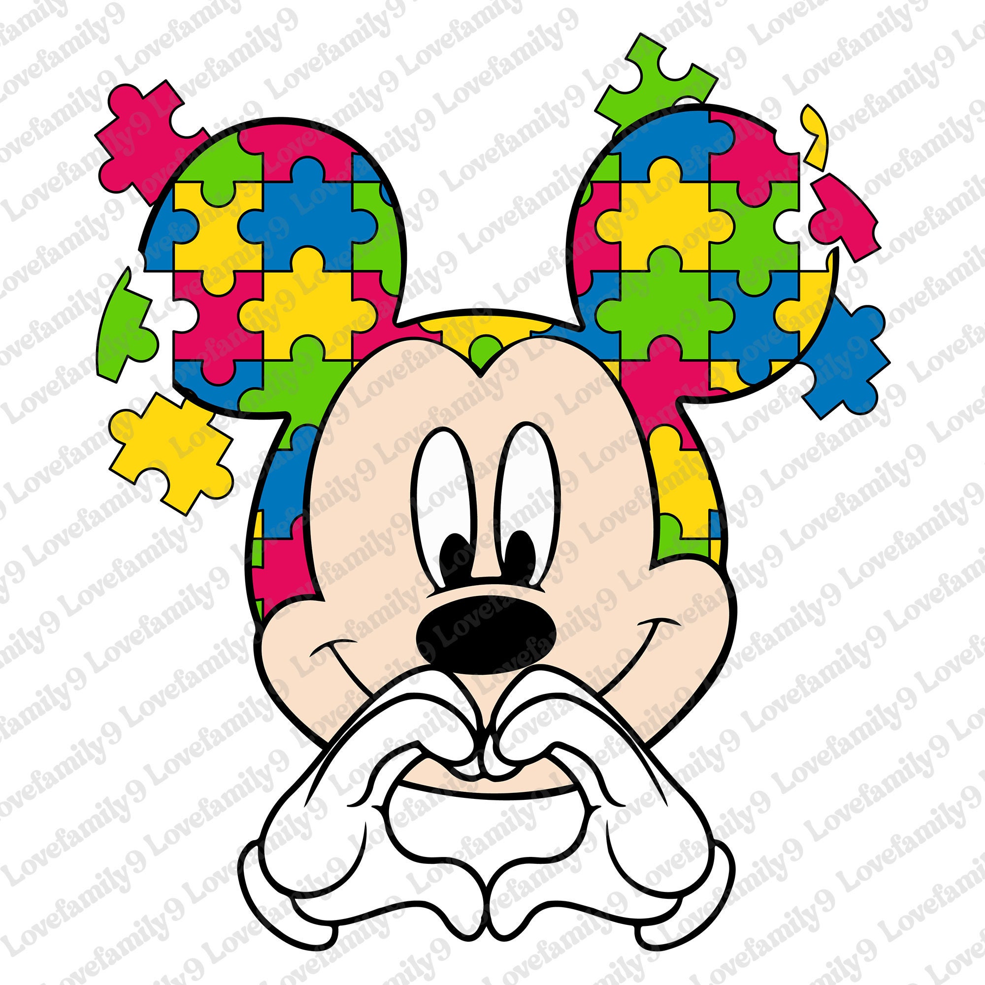 Autism Png Design, Mouse and Friends, Cartoon Character Autism Png ...