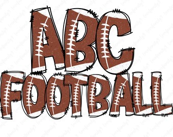 Football Number and Alphabet Svg Bundle Football Svg - Etsy
