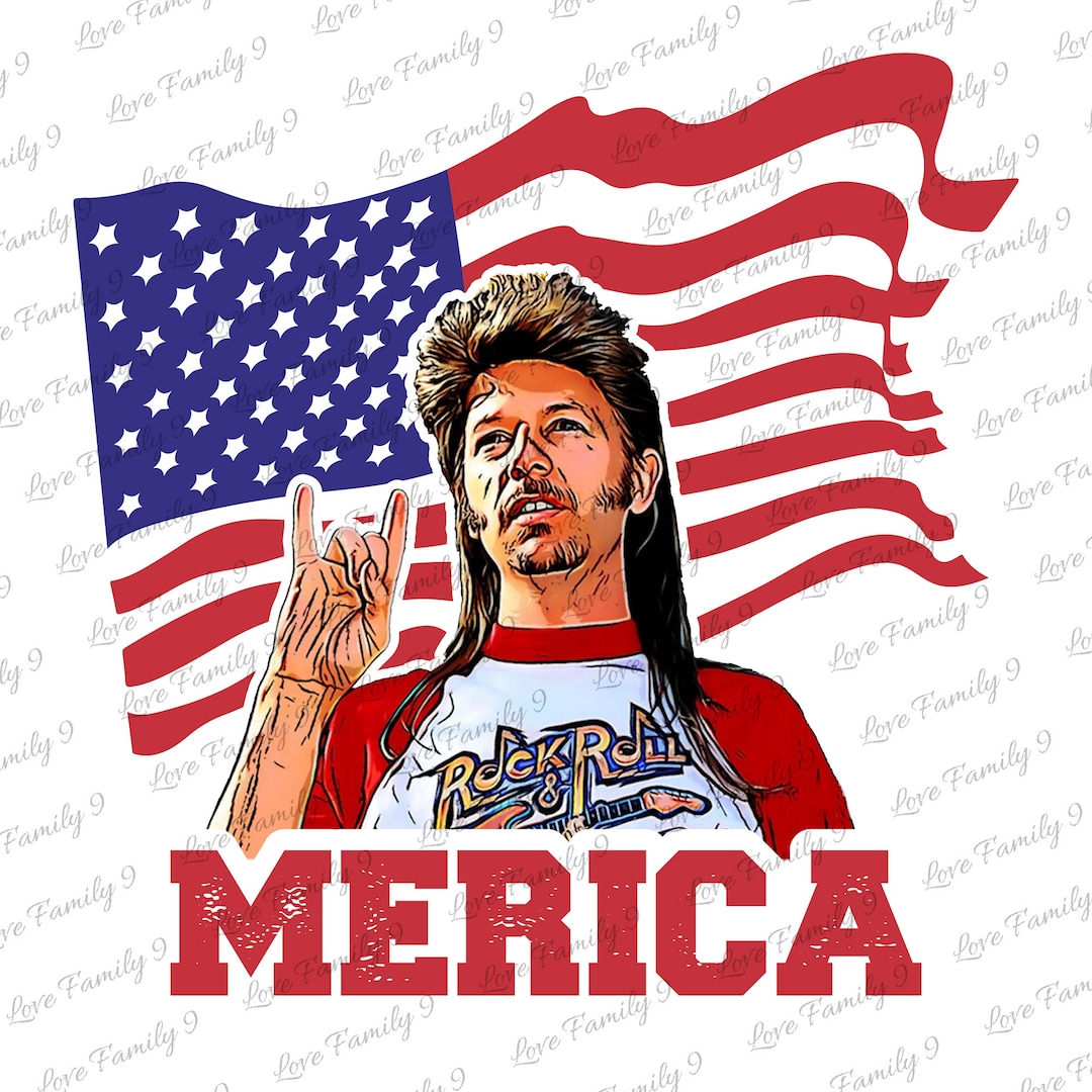 Fourth of July Joe Dirt Png, Joe Dirt Merica Png, Happy 4th of July Png ...