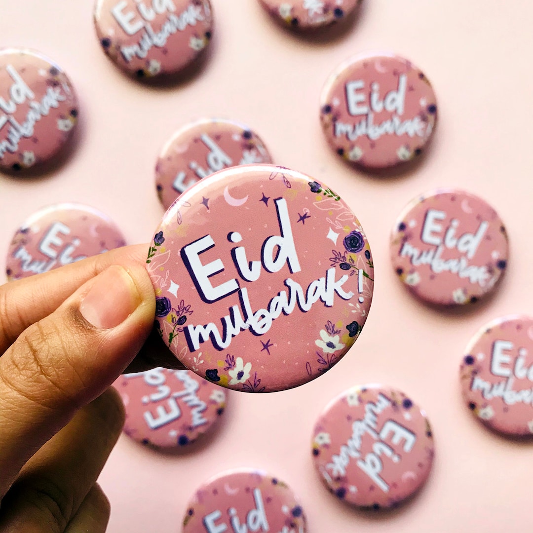 Eid Mubarak Badges Eid Pin Badges Eid Gifts Eid Favors - Etsy