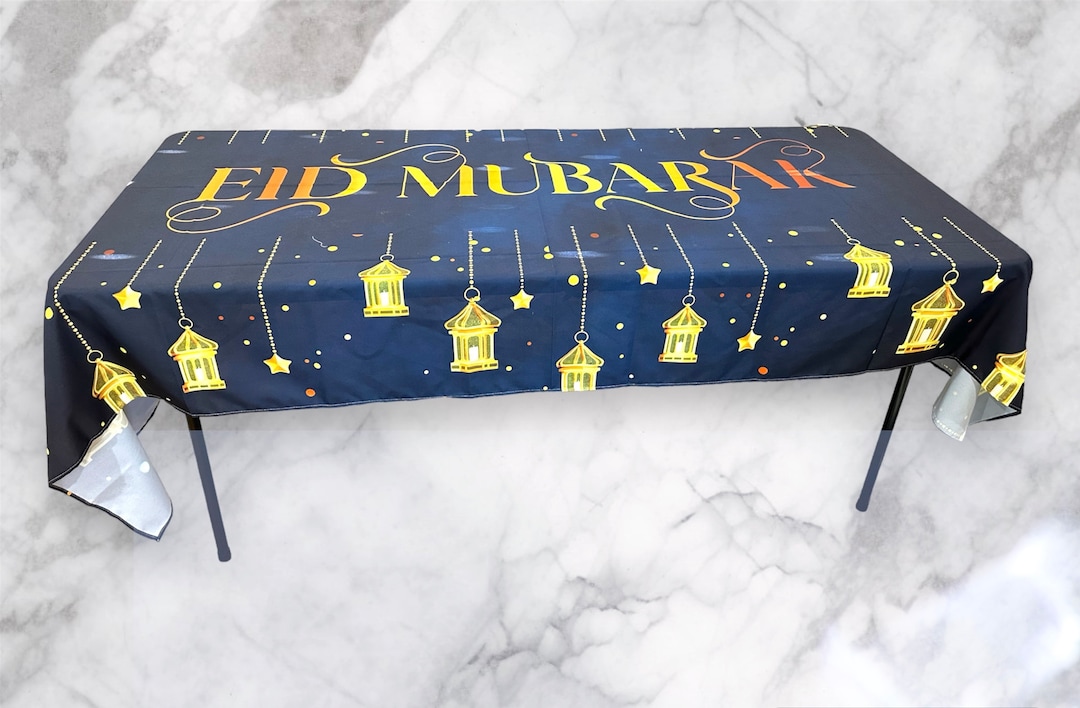 Eid Mubarak Table Cloth - Etsy